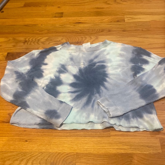 dreamsicle | Tops | Dreamsicle Blue Tie Dye Boxy Long Sleeve | Poshmark